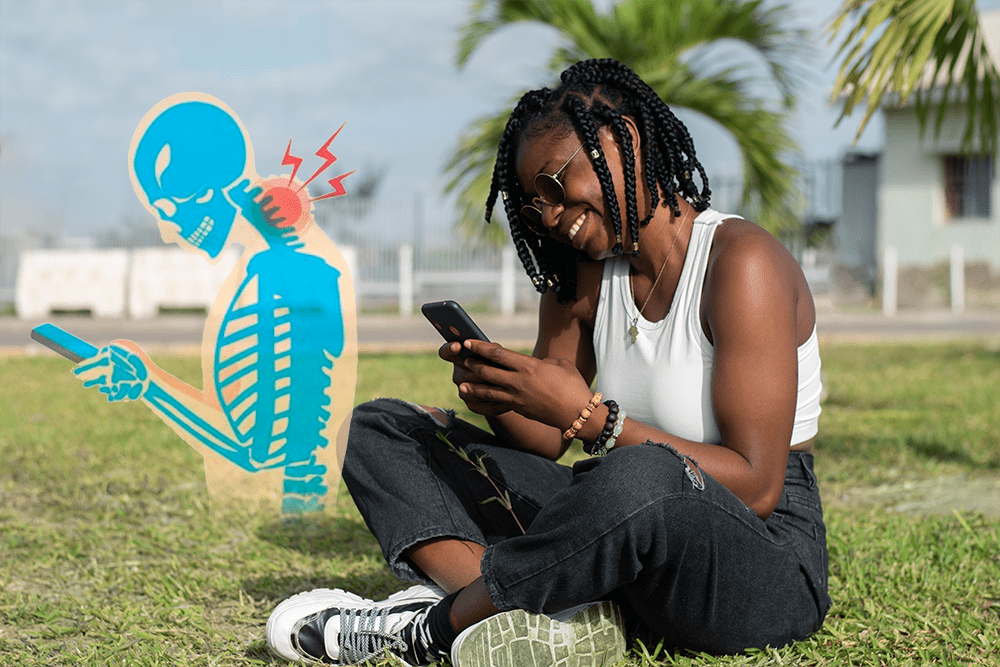 Use of smartphones for 3 hours and more a day causes back pain in teens ...